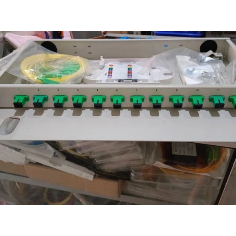 Jual otb siages 12 core type SC APC lengkap pigtail | Shopee Indonesia