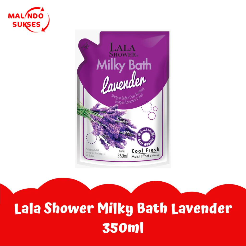 Jual Lala Shower Milky Bath Levender 350Ml | Shopee Indonesia