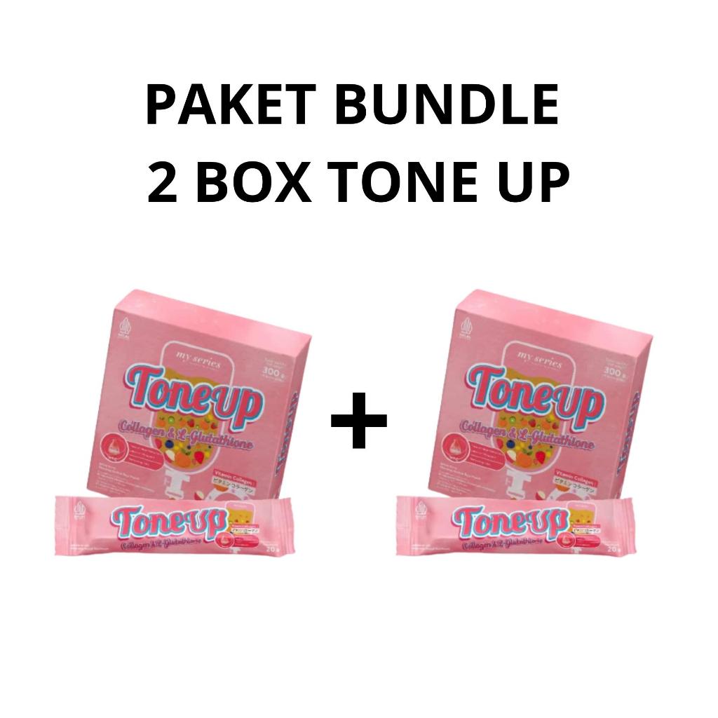 Jual CM (ISI 2 BOX TONE UP) PAKET BUNDLE 2 BOX TONE UP MY SERIES ...