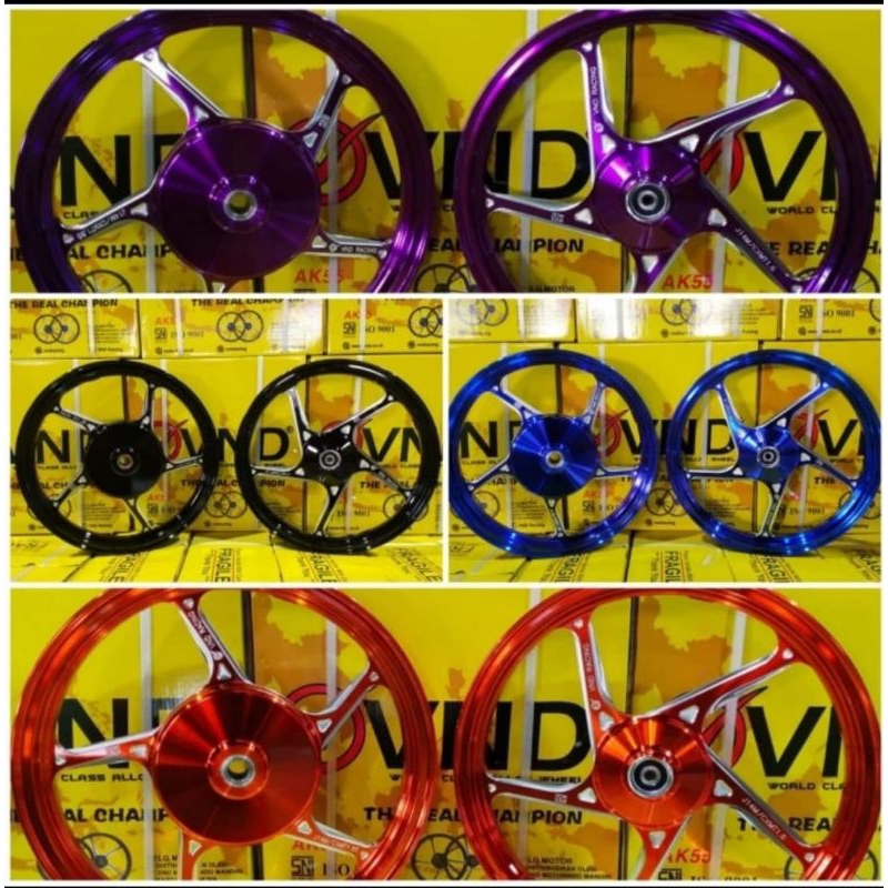 Jual PELEK RACING VND AK 55 GENIO/SCOOPY /BEAT/VARIO 110 UK 160/185-14 ...