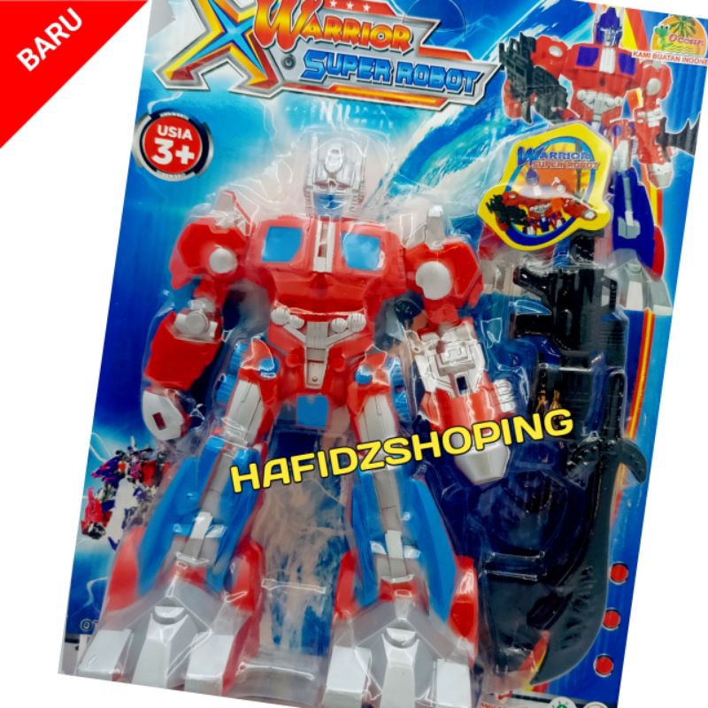 Jual Warrior Super Robot Transformer Mainan Figure Figure | Shopee ...