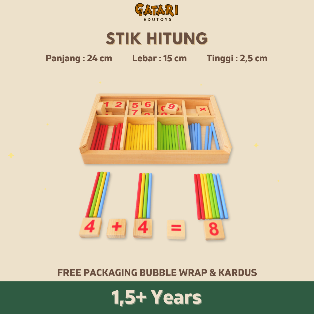 Jual Stik Hitung / Mainan Edukatif Stik Hitung | Shopee Indonesia