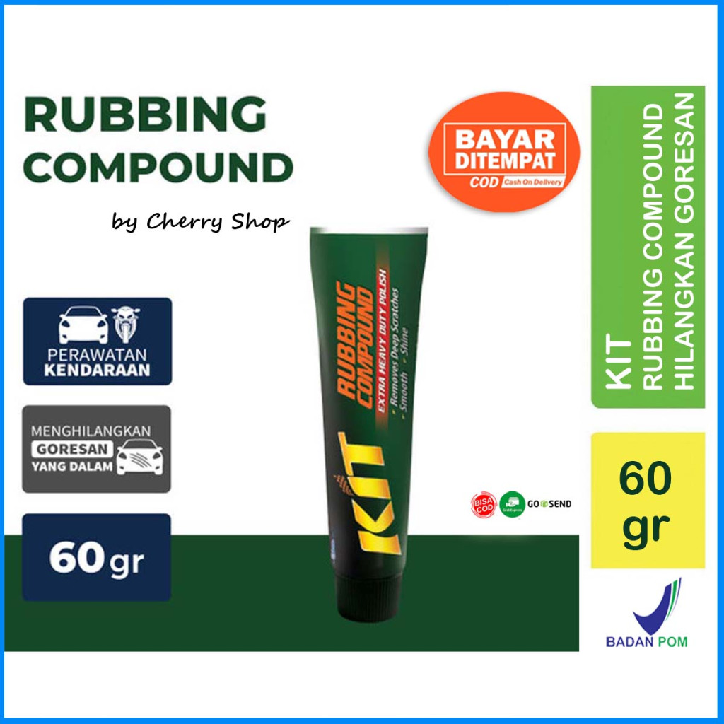 Jual [MENGHILANGKAN BARET MOTOR MOBIL] Kit Rubbing Compound 60gr ...