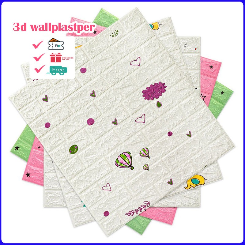 Jual 70CMX77CM Wallpaper Dinding Foam Plafon Dekorasi Kamar Tidur Rumah ...