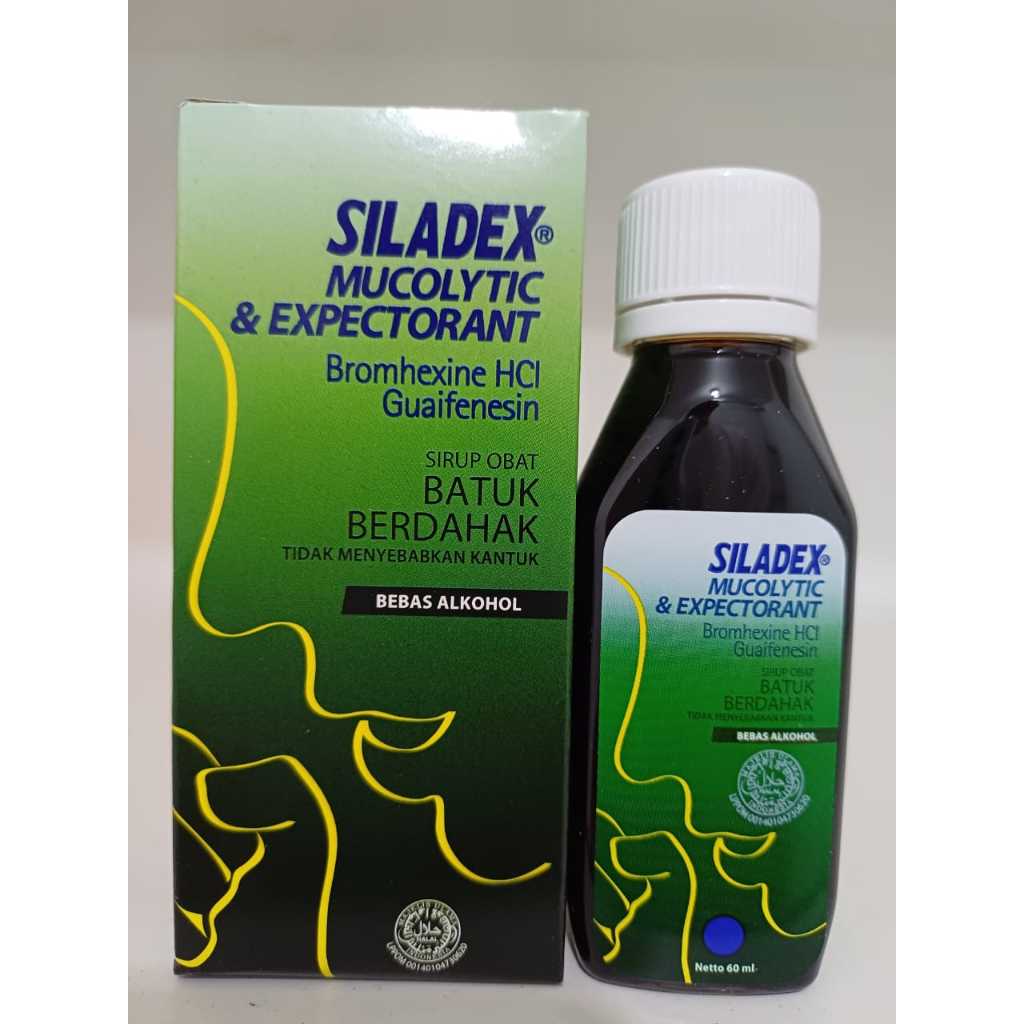 Jual Siladex hijau Mucolytic& Expectorant obat batuk berdahak tidak ...