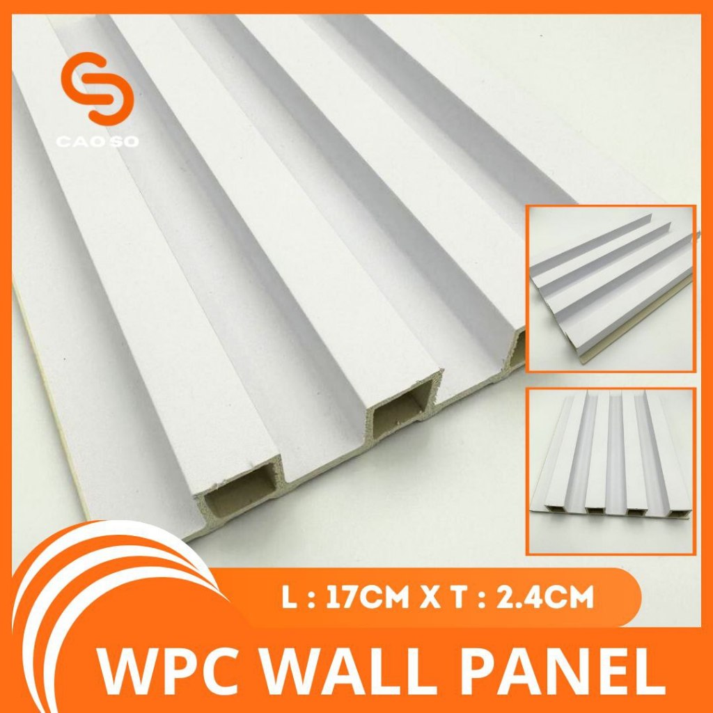 Jual WPC wallPanel Dekorasi Dinding Kayu Warna Putih polos | Wall Panel ...