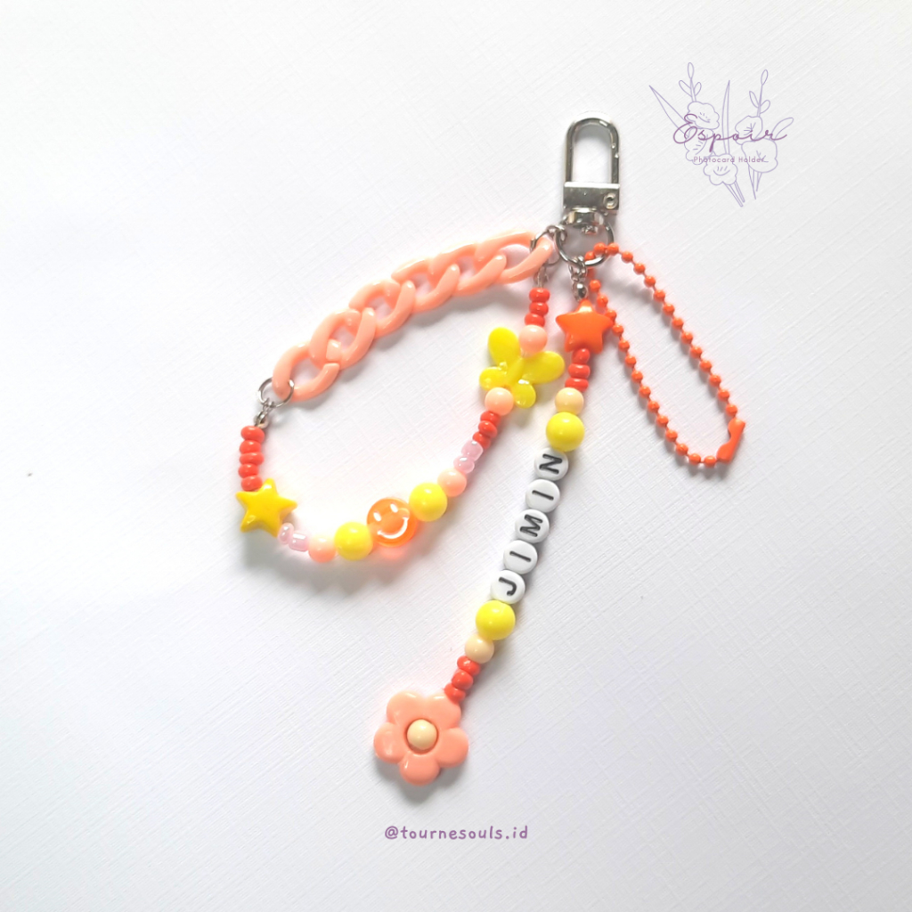 Jual (Custom nama) Espoir ID Photo Keychain | Ganci Manik KPOP | BTS ...