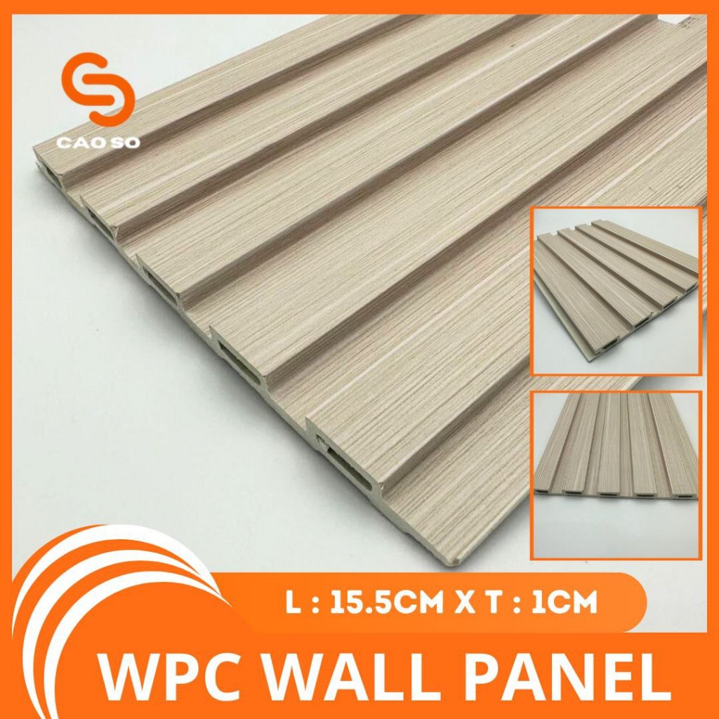 Jual WPC wall Panel Dekorasi Dinding Kayu Warna Capucino | Wallpanel ...