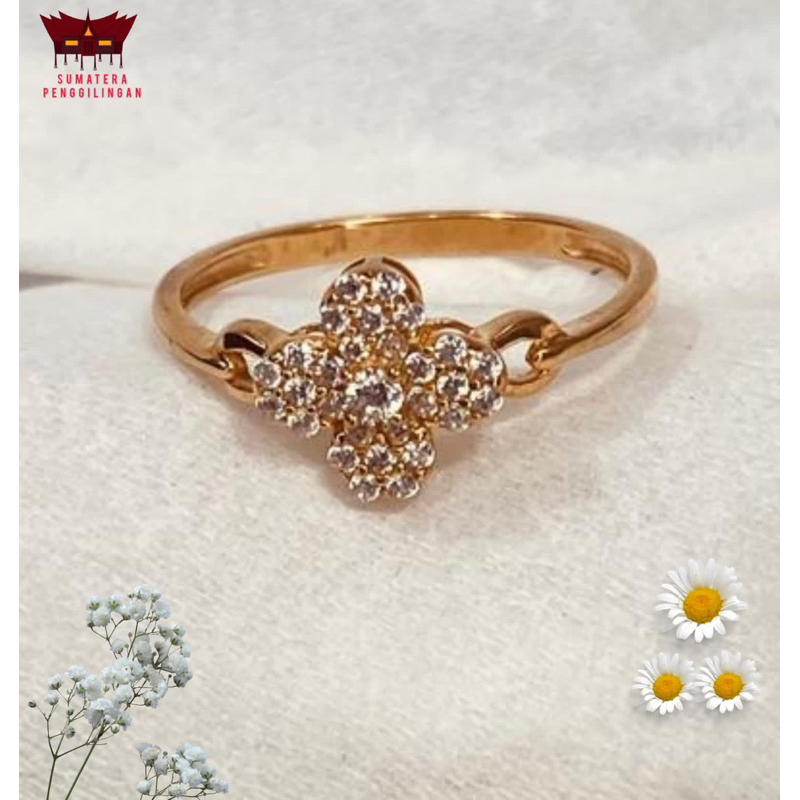 Jual cincin model simpel emas kadar 8k-CC35 | Shopee Indonesia