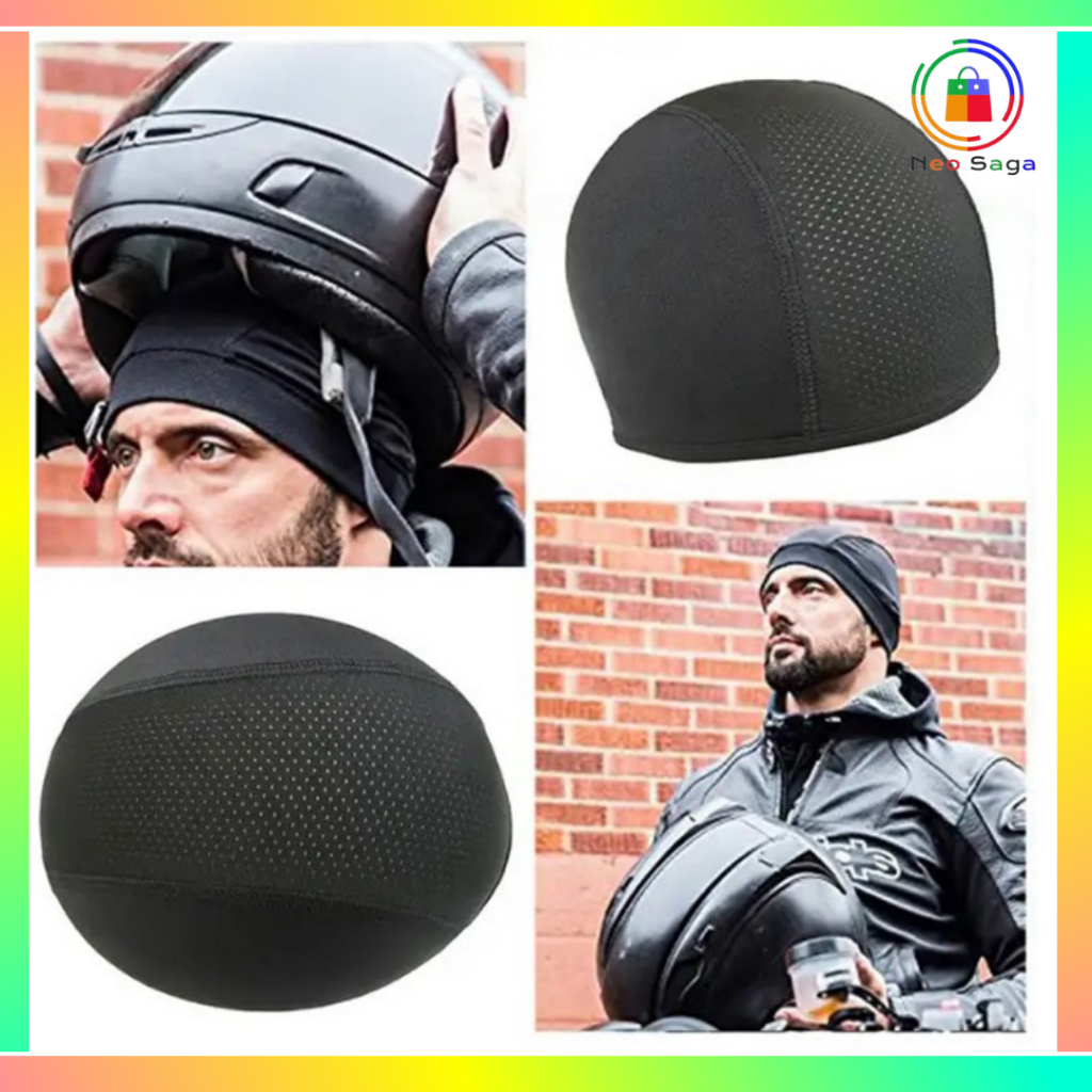 Jual Topi Cover Beanie dalam pelindung kepala helm sepeda motor inner ...