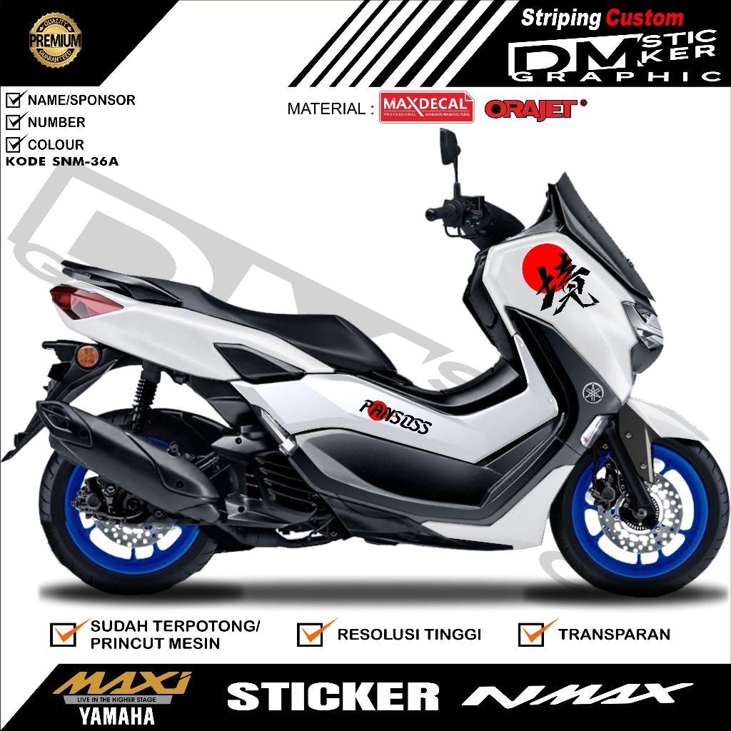 Jual CUTTING STICKER NMAX OLD/NEW MURAH KODE SNM-036 | Shopee Indonesia