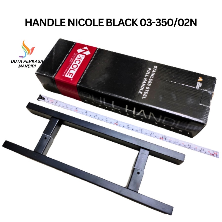 Jual DPM Pull Handle Pintu Hitam Nicole Tarik Stainless Baut Tembus ...