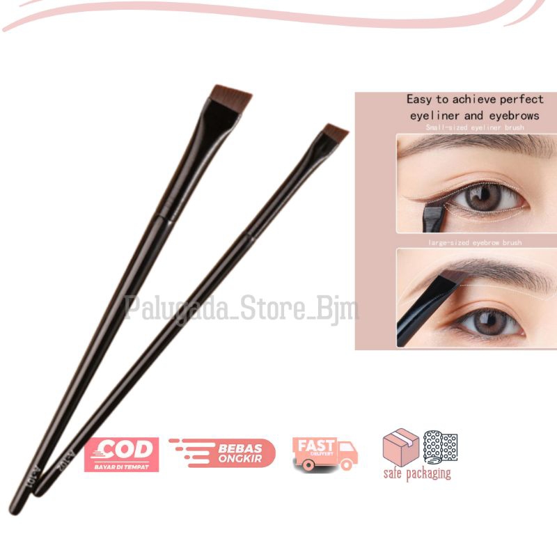 Jual Kuas Alis / Kuas Eyeliner Brush Makeup Bulu Sintetis | Shopee ...