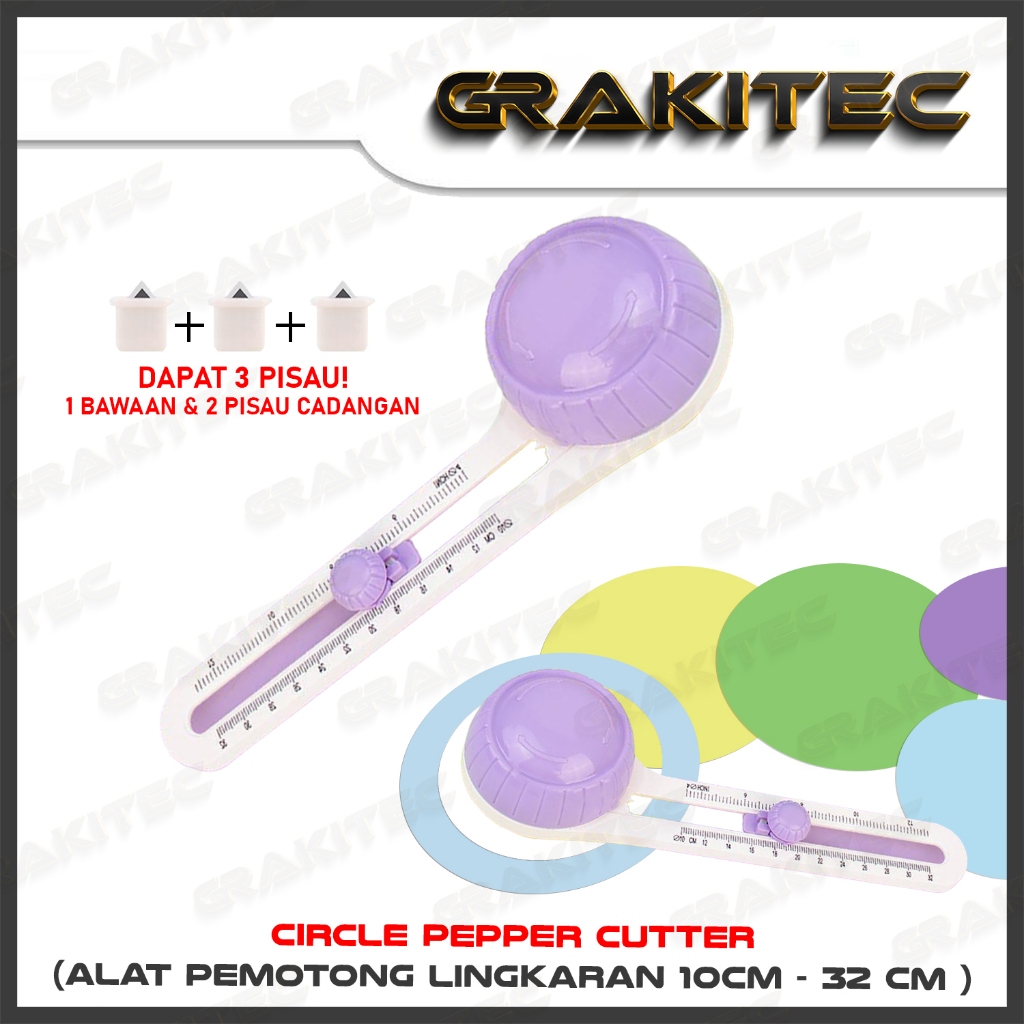 Jual Circle Cutter Premium 10 cm - 32 cm / 4 inc - 12 inc Pisau Alat ...