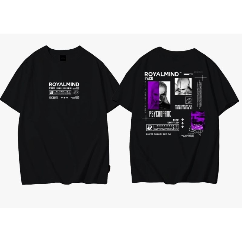 Jual RoyalMind T Shirt / BAJU KAOS PSYCHOPATIC / GODNESS / TSHIRT ...