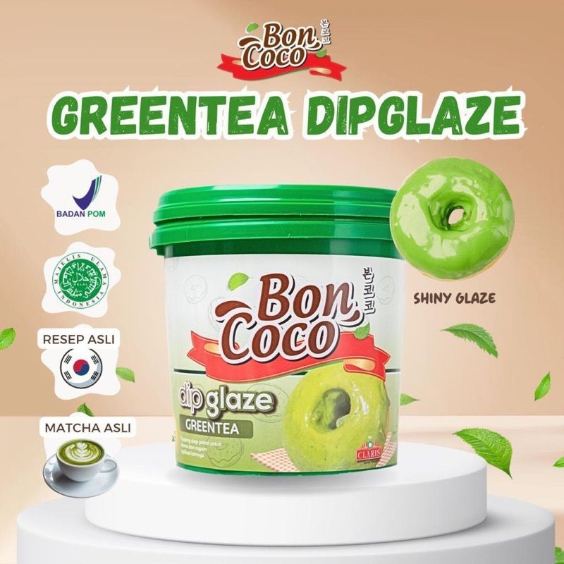 Jual Boncoco dipglaze greentea 1kg | Shopee Indonesia