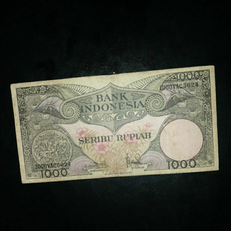 Jual Uang Kuno Seri Bunga Pecahan 1000 Rupiah | Shopee Indonesia