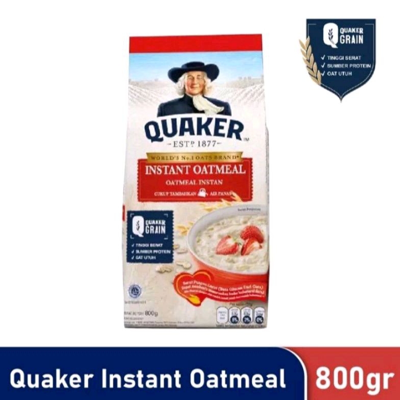 Jual Quaker Instant Oatmeal 800g | Shopee Indonesia
