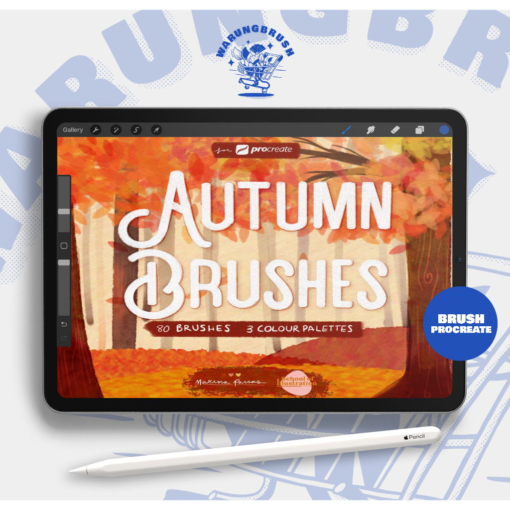 Jual Autumn Brushes for Procreate BP00430 | Shopee Indonesia