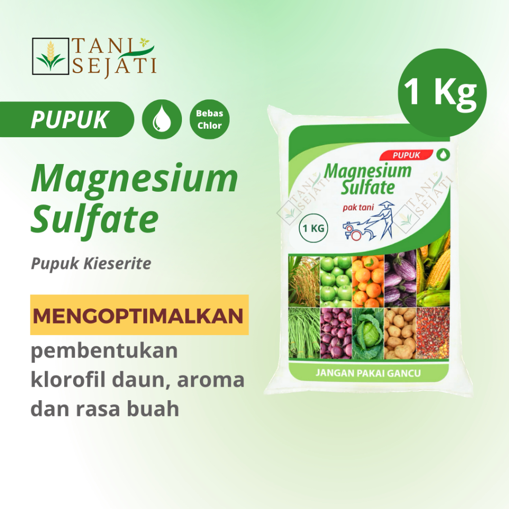Jual Pupuk Magnesium Sulfate Pak Tani 1 Kg Penyubur Tanaman Kemasan Pabrik | Pupuk Kieserite ...