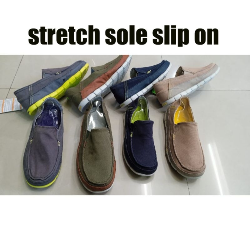 Jual CROCS STRETCH SOLE SLIP ON MAN REJECT SEPATU PRIA CANVAS | Shopee ...