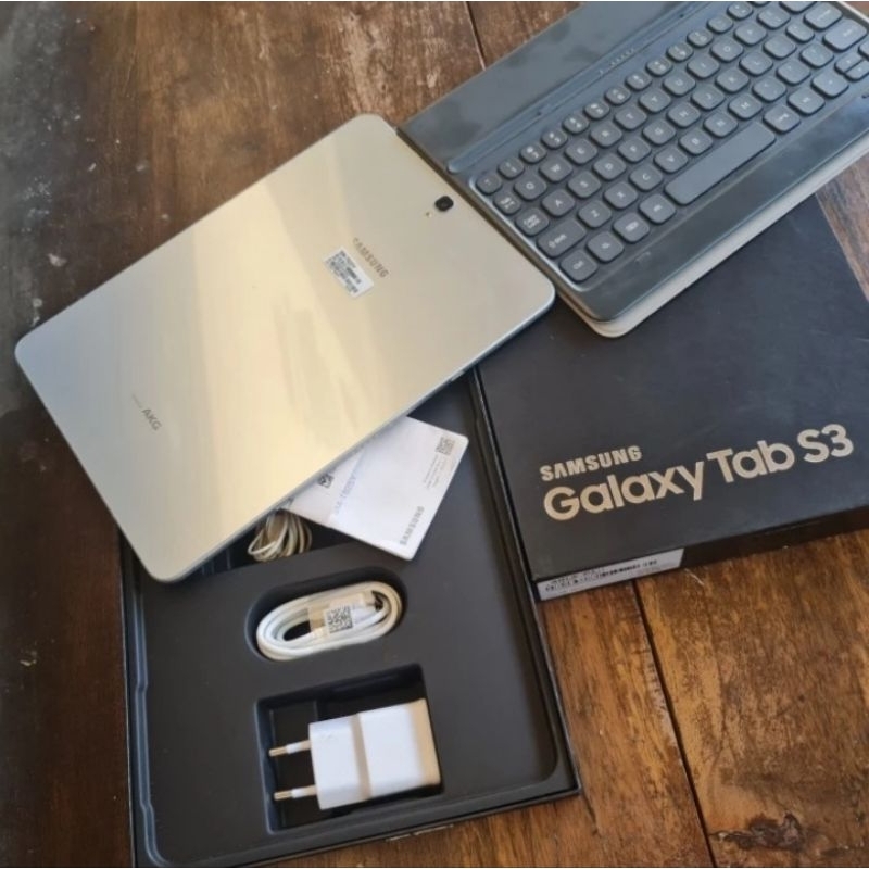 Jual Samsung Tab S3 SEIN 4G LTE Bisa Telp. + Stylus S-Pen / Keyboard ...