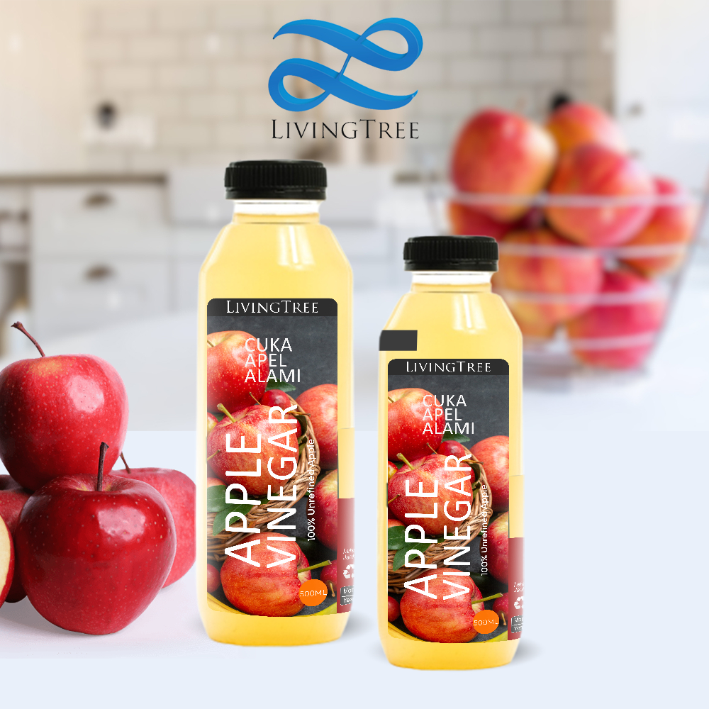 Jual Apple Cider Vinegar 500ml / Cuka Apel Organik With The Mother ...