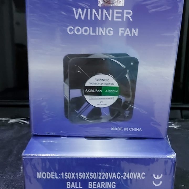 Jual Kipas Fan panel Besi WINNER AC 220V 15X15 cm with Ball Bearing ...