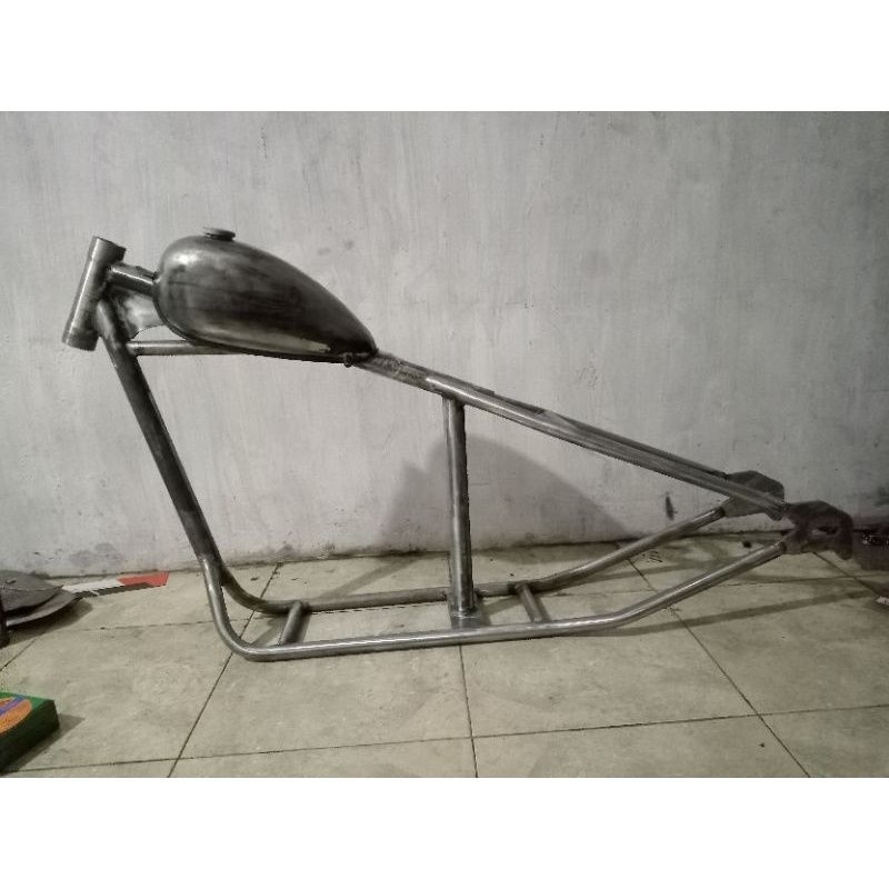 Jual rangka frame plus tangki Chopper frame chopper custom Frame rangak ...