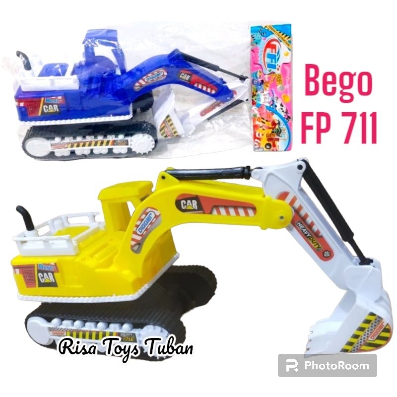 Jual MAINAN ANAK BEGO/EXCAVATOR FP 711 DAPAT BERPUTAR | Shopee Indonesia