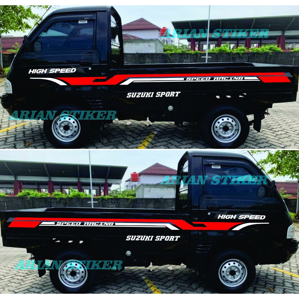 Jual Stiker Cutting Mobil Pickup Futura Stiker List Speed Racing untuk ...
