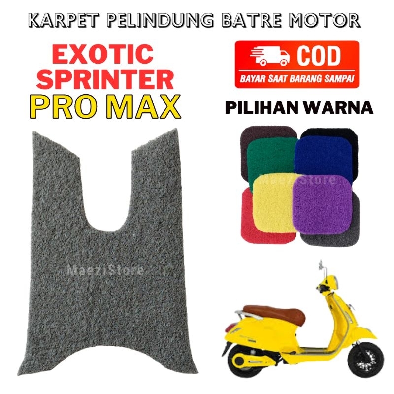 Jual Karpet Alas Kaki Pelindung Aki Motor Listrik Exotic Sprinter ...