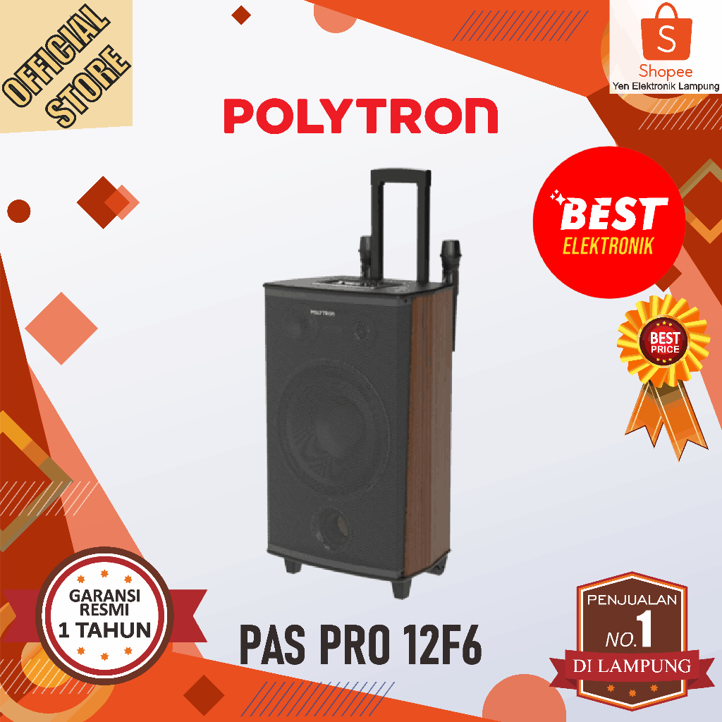 Jual Speaker POLYTRON PAS PRO 12F6 Audio Professional Trolley Speaker ...