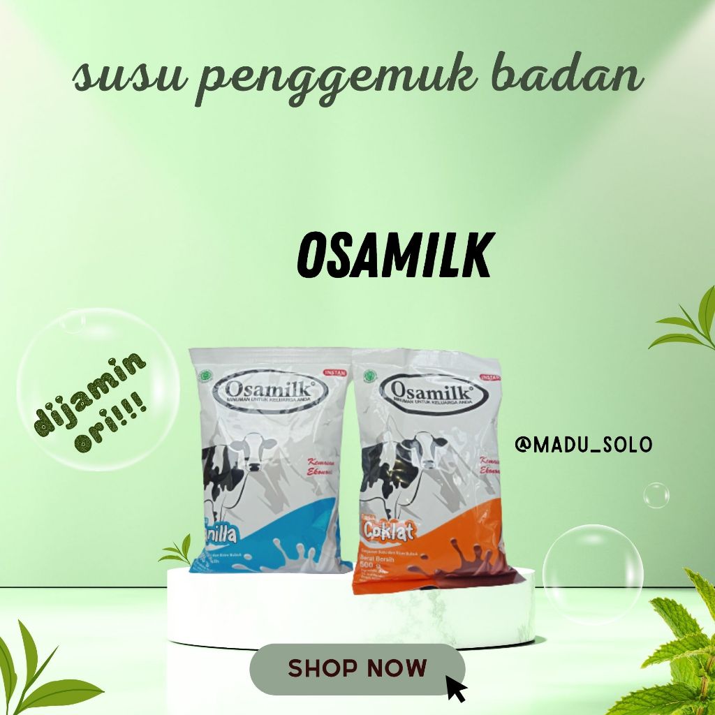Jual OSAMILK Susu Penggemuk Badan Anak Dewasa Murah Ampuh Original BPOM ...