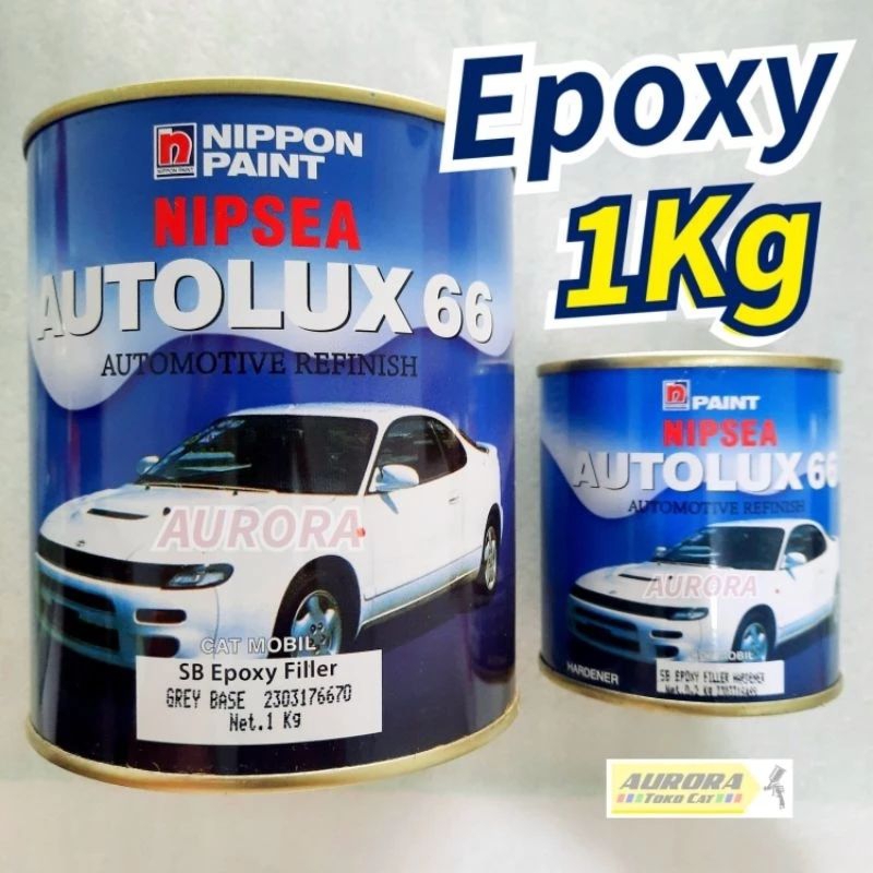 Jual Epoxy Nippon Paint Autolux 66 Primer Surfacer EP + Hardener ...