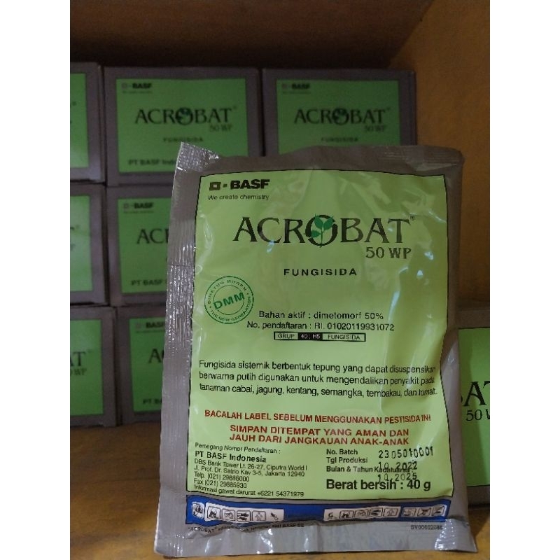 Jual Fungisida Acrobat 50 Wp 40 gram / mengendalikan penyakit tanaman ...