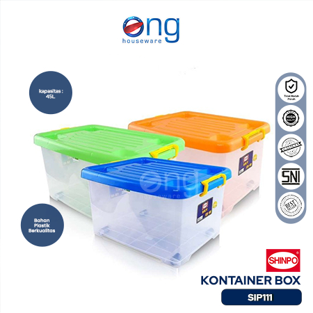 Jual Container Kontainer Box Kotak Penyimpanan Plastik SHINPOO CB45 ...