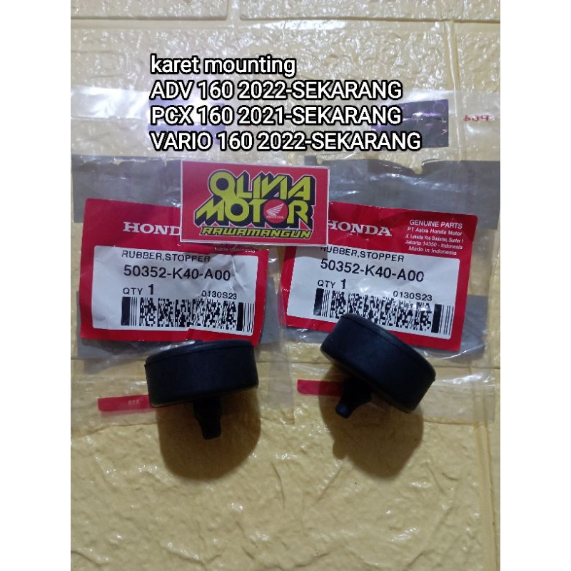 Jual RUBBER STOPPER KARET MOUNTING VARIO PCX ADV 160 50352-K40-A00 ...