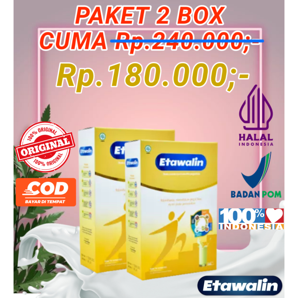 Jual Paket isi 2 Susu Etawalin | Susu Kambing Etawa | 100% Original ... Jual Paket isi 2 Susu Etawalin | Susu Kambing Etawa | 100% Original ...