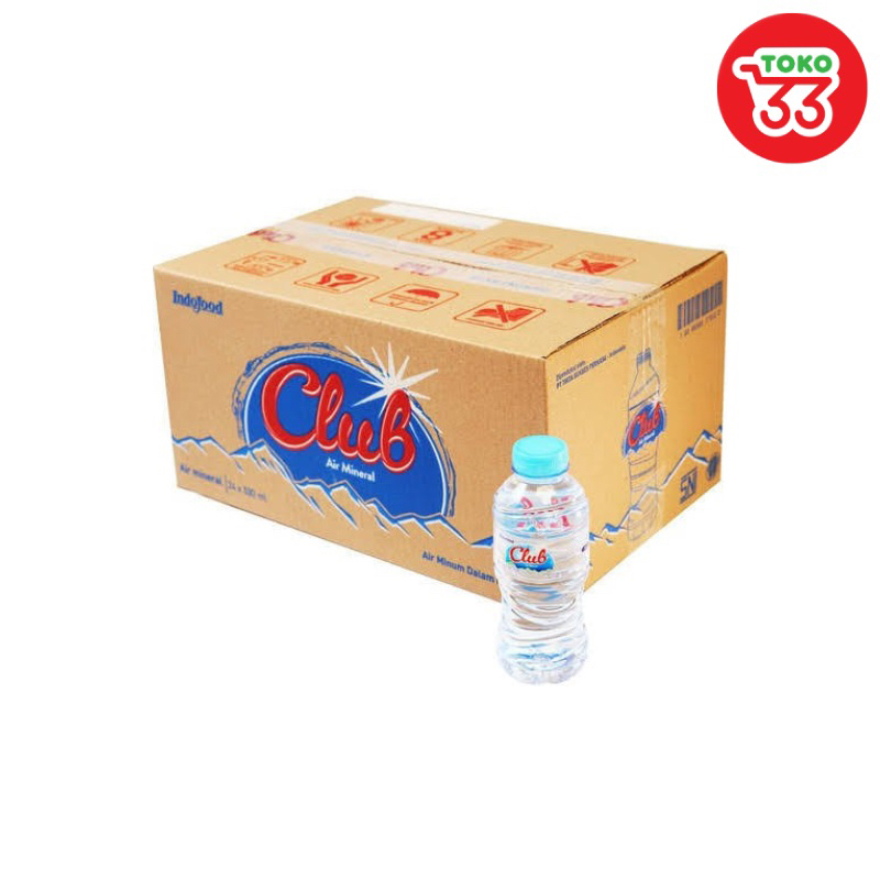 Jual Club Air Mineral Botol 330ml isi 24 | Shopee Indonesia