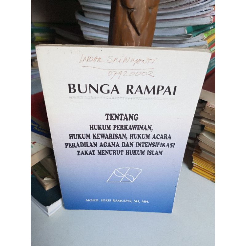 Jual BUKU ORIGINAL - BUNGA RAMPAI TENTANG HUKUM PERKAWINAN,HUKUM ...