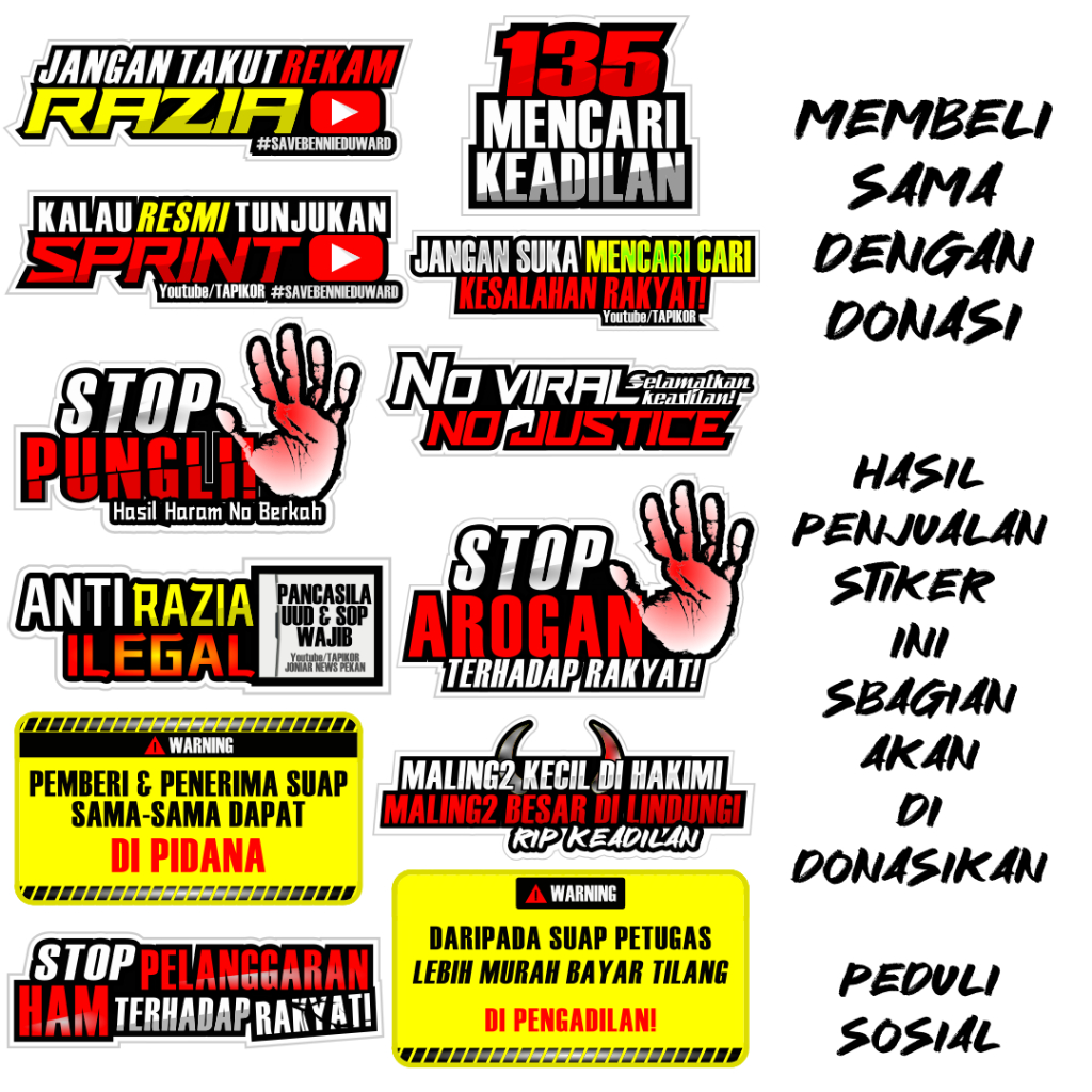 Jual Stiker Motivasi Kata Kata Buat Donasi | Shopee Indonesia