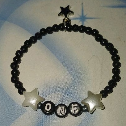 Jual Custom Initial/Name Beads Bracelet | Gelang Manik Mote Korea Cute ...