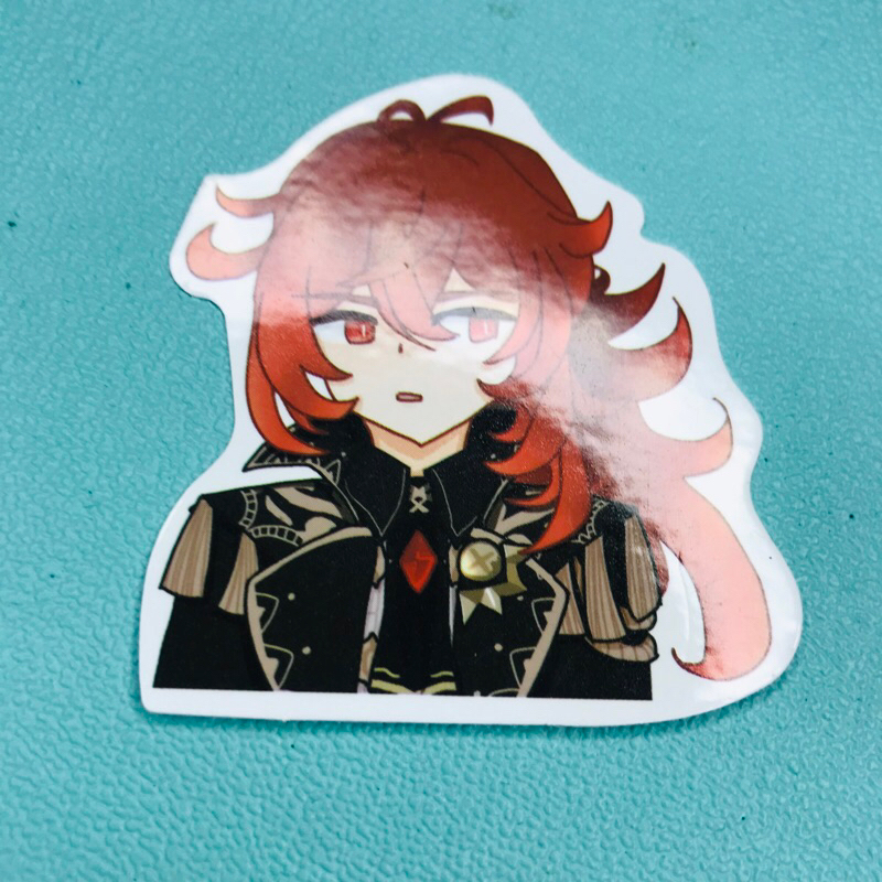 Jual Stiker Diluc Genshin Impact Character Game Sticker Laptop | Shopee ...