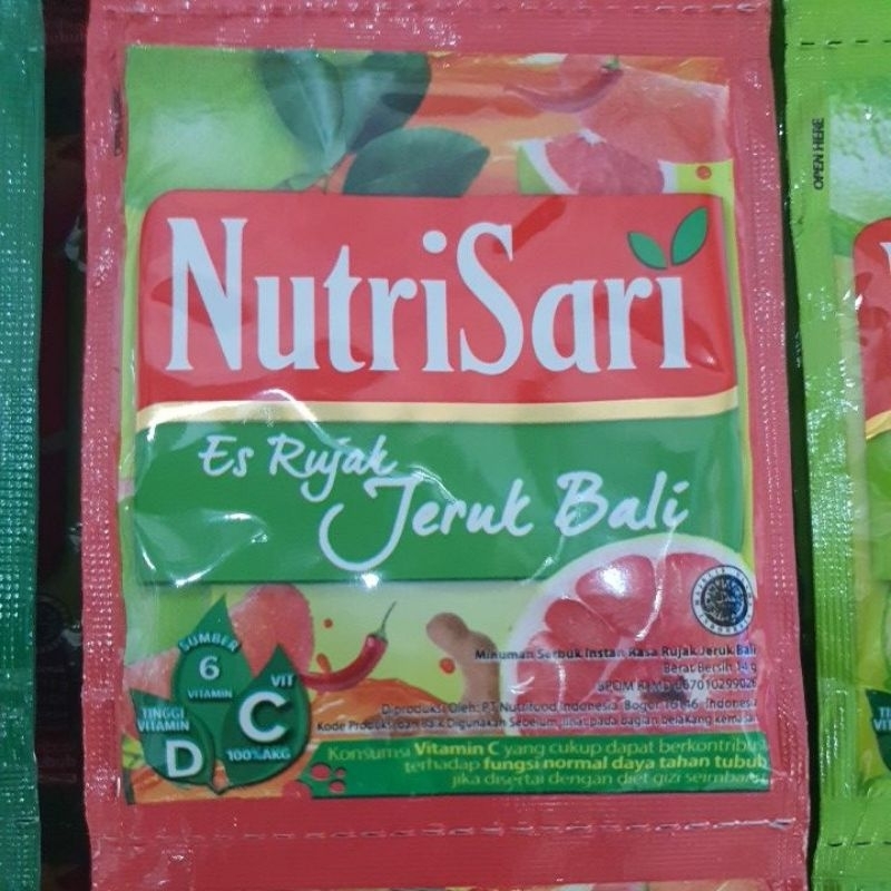 Jual Nutrisari Es Rujak Jeruk Bali 1renceng (10pcs) | Shopee Indonesia