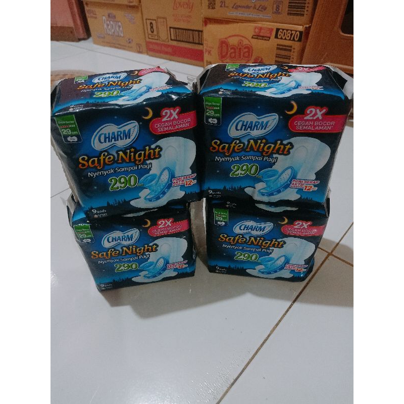 Jual Charm safe night 290mm isi 8 pcs | Shopee Indonesia