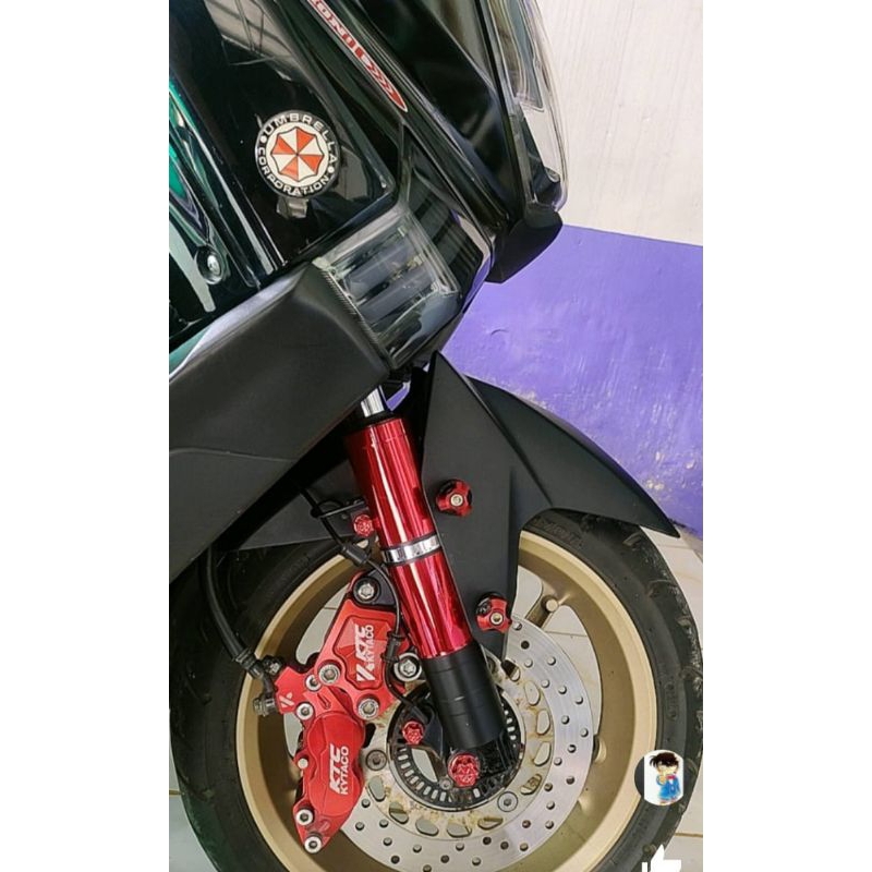 Jual Cover shock / pelindung bawaan Yamaha NMAX depan | Shopee Indonesia