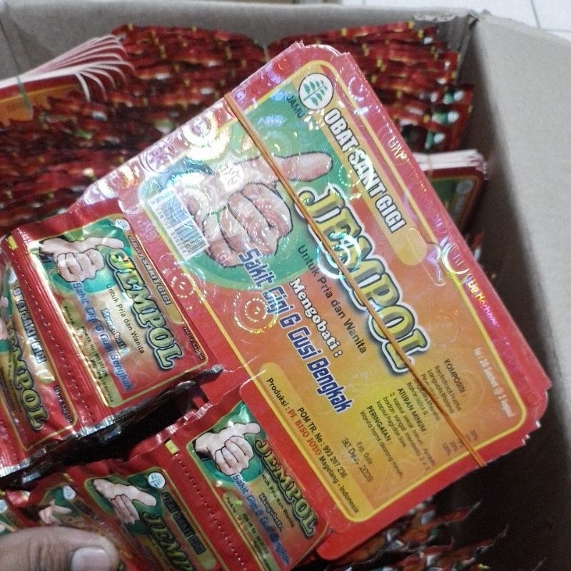 Jual Obat Sakit Gigi Cap Jempol Gigi Dan Gusi Bengkak | Shopee Indonesia