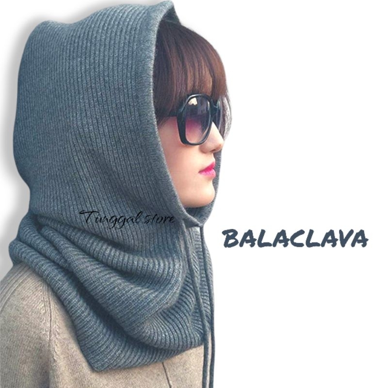 Jual BALACLAVA RAJUT WOL PREMIUM 7GAUGE | Shopee Indonesia