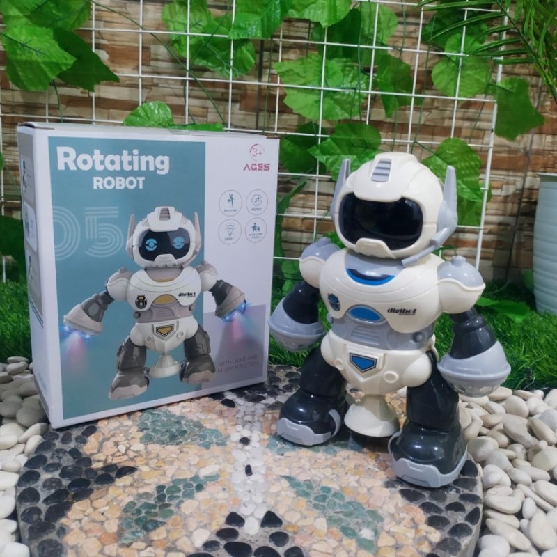 Jual MAINAN ROBOT ROTATING DANCE BISA NYALA DAN BUNYI - MAINAN KADO ...